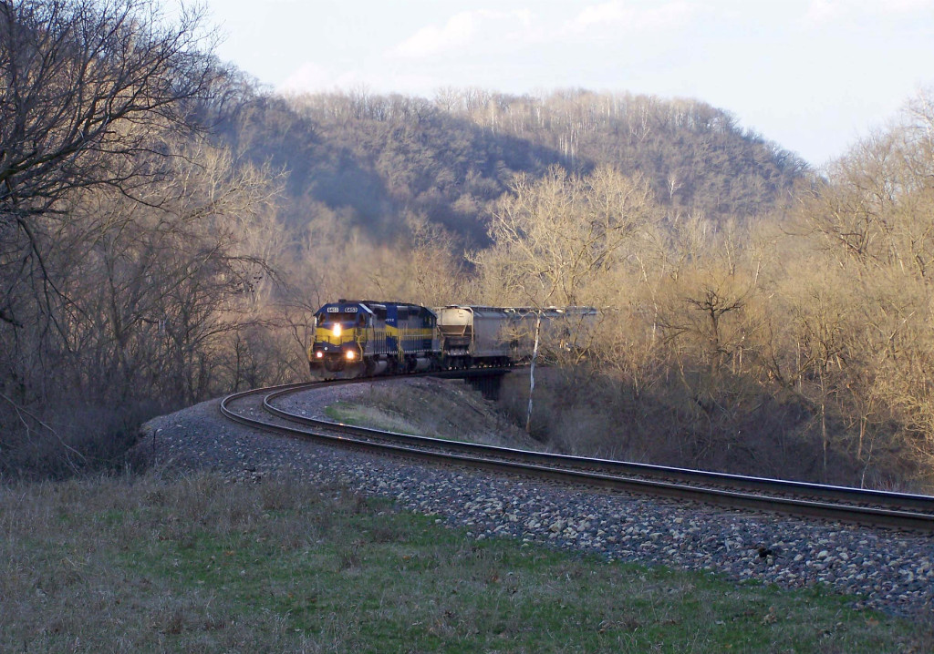 ICE 6453 climbing the Stockton Hill